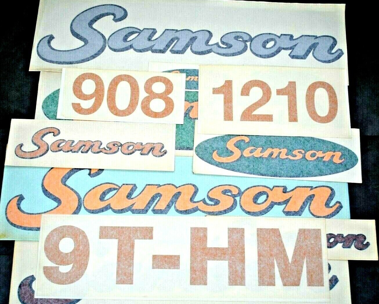 Original SAMSON Logo Decal Stickers for MANURE Spreaders & VACUUM ...