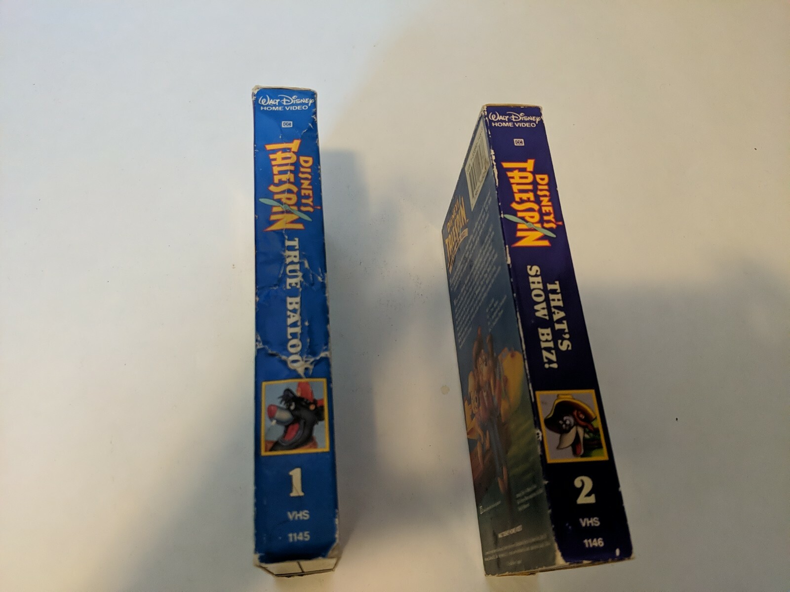 Talespin VHS Lot Series V. 1 and 2 - True Baloo & That's Show Biz (VHS ...