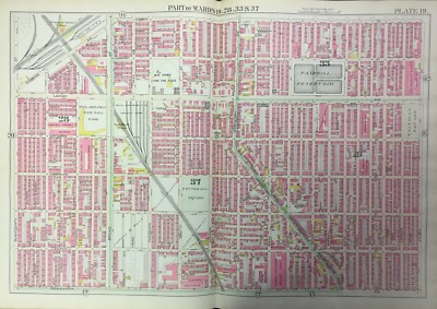 1895 PHILADELPHIA PHILLLIES PA BASEBALL PARK BAKER BOWL BREWERYTOWN ...