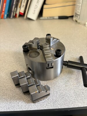 3" 3-jaw Scroll Chuck, Solid Jaws, Plain Back | eBay