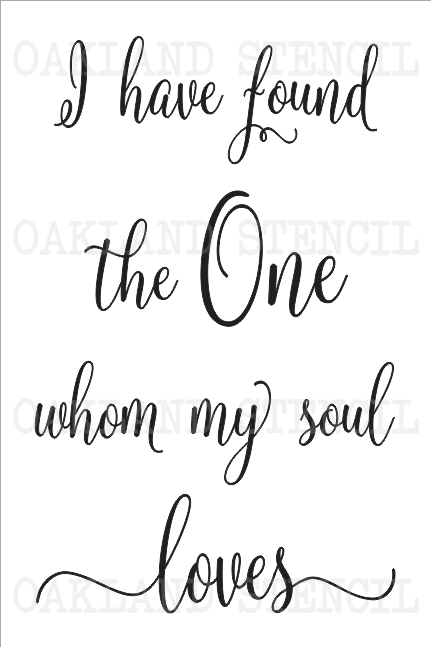 I have found the One STENCIL Wedding/Love for Painting Signs Canvas ...