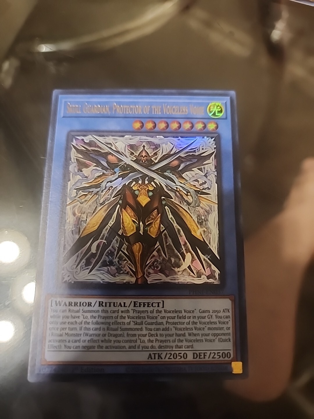 Yugioh Skull Guardian Protector of the Voiceless Voice PHNI-EN037 Ultra ...