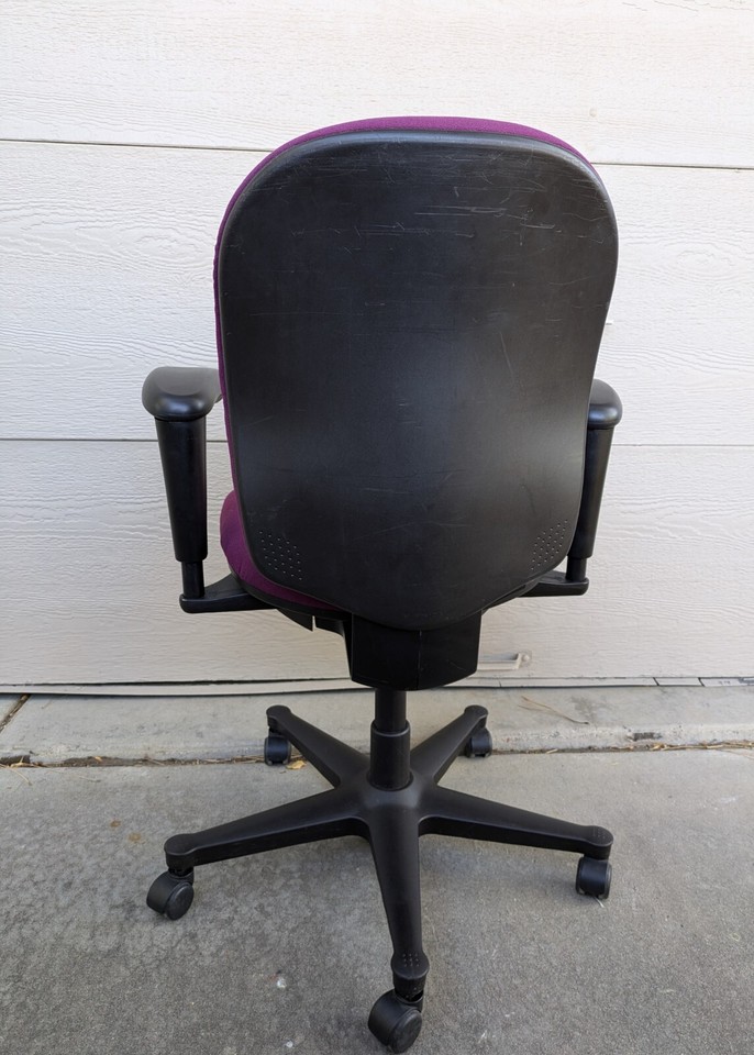 Vintage Herman Miller Task Office Rolling Swivel Adjustable Arm Chair ...
