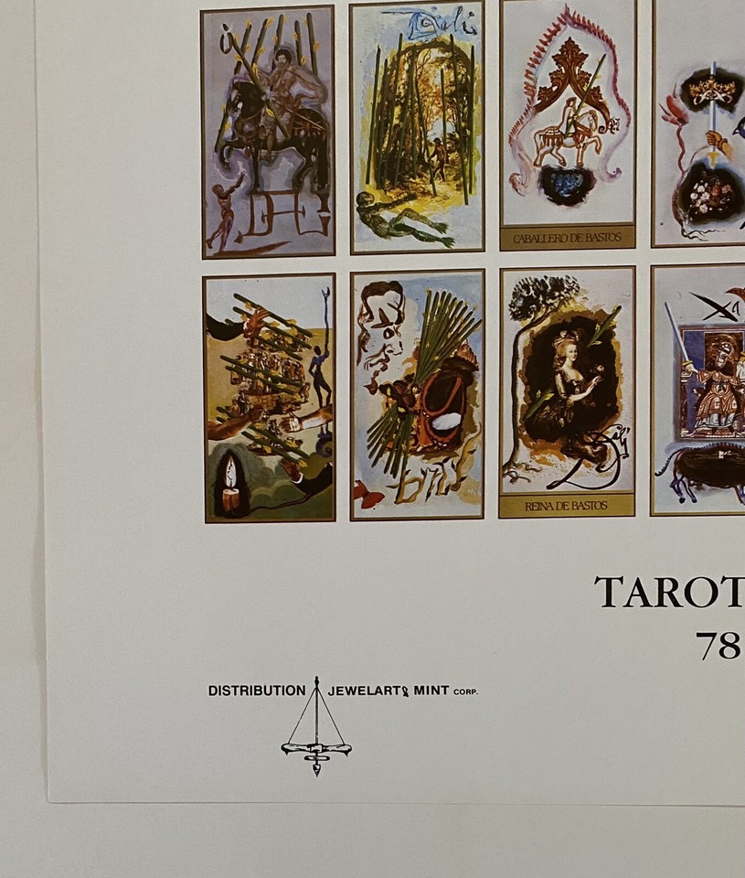 Rare Salvador Dali -Tarot Universal Dali 78 Tarot Cards - Print | eBay