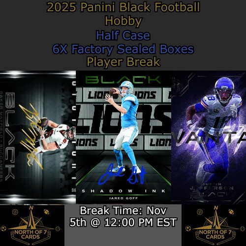 L'Jarius Sneed 2025 Panini Black Football Hobby 6X Box Player BREAK #4 ...