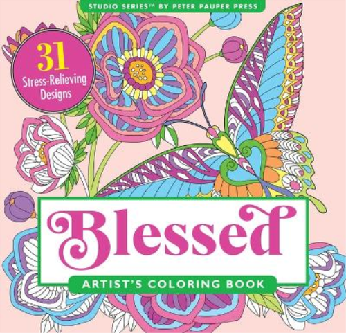 Blessed Adult Coloring Book (31 Stress-Relieving Designs) (Tapa blanda ...