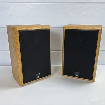 Vintage JBL 2500 2-Way Bookshelf Speaker Set Oak with 8 OHM Titanium ...