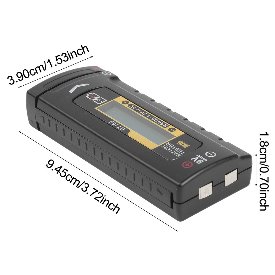 Digital Battery Level Tester BT167 BT169 Lightweight and Portable ...
