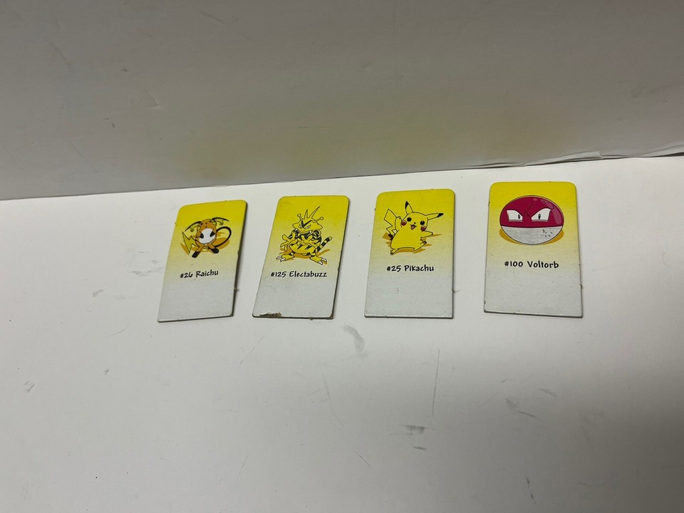 Pokemon Sorry Board Game 2000 - Replacement Yellow Electric Movers Only ...