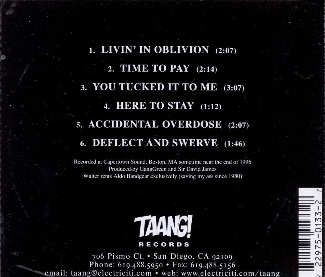 GANG GREEN - BACK & GACKED [EP] NEW CD 722975013327 | eBay