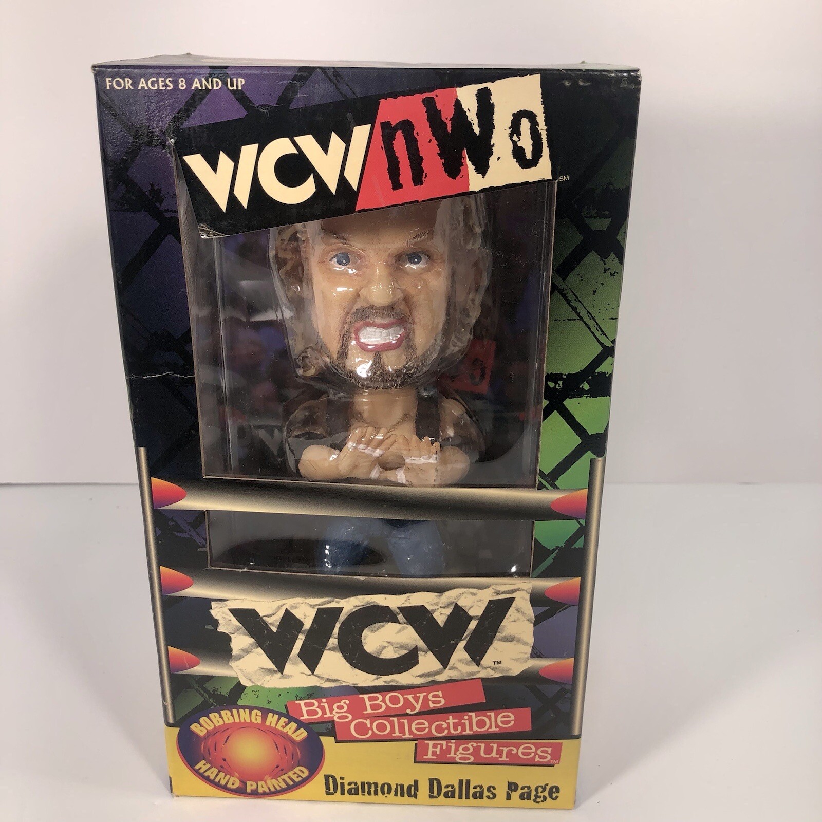 WCW DDP 1999 Vintage Diamond Dallas Page Bobblehead Hand Painted WWF ...