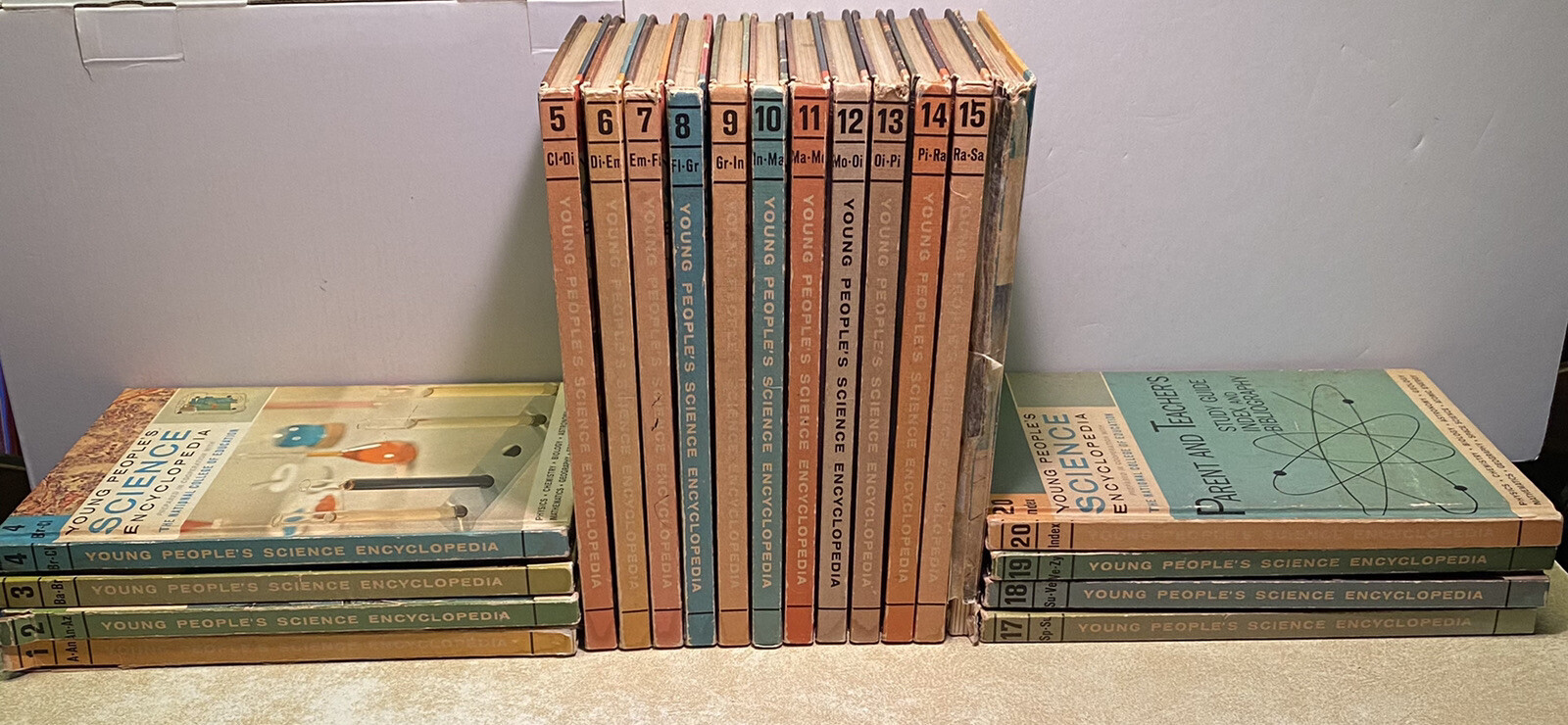 Vintage 1960s Young Peoples Science Encyclopedia Complete 20 Volume Set ...