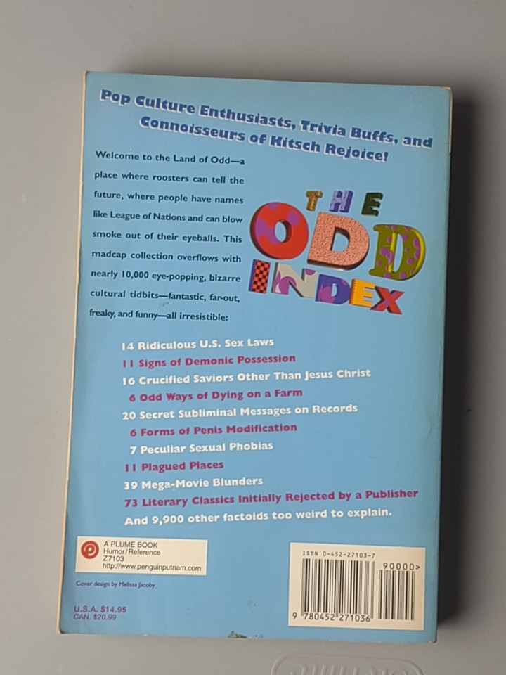 The Odd Index: The Ultimate Compendium of Bizarre and Unusual Facts ...