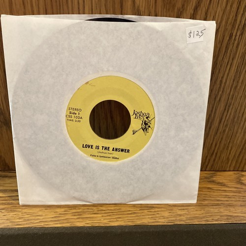 JOSHUA IVES: love is the answer / sweet dominique 7" Single 45 RPM-G ...