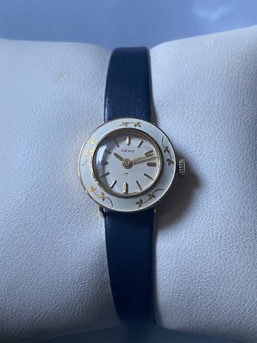Vintage Heno Ladies Watch Hand Wind Gold Plated | eBay