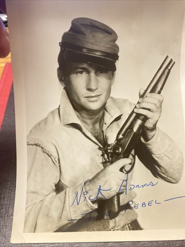 Nick Adams (d.1968) Signed 5x7 Photo Auto Rebel WIthout a Cause Vintage ...