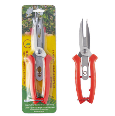 Double edged vegetable fruit scissors Garden pruning scissors picking ...