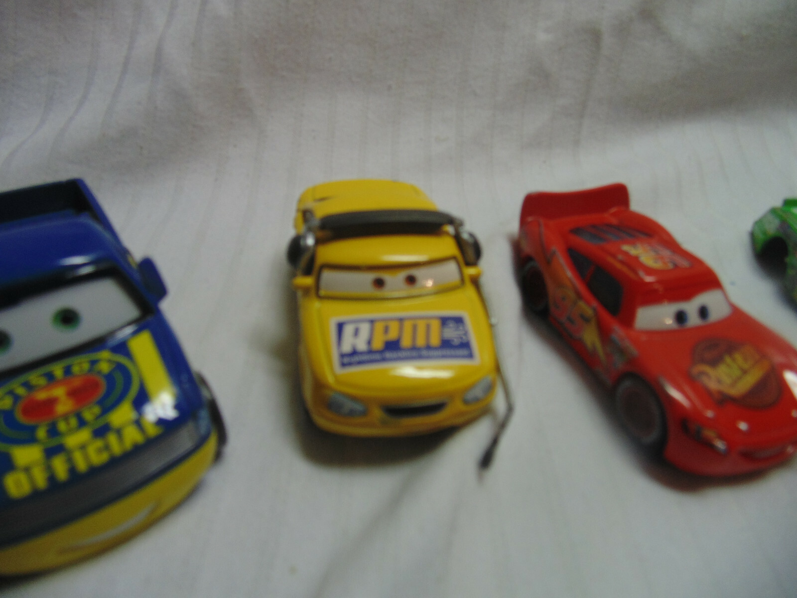 Lot of 5 Disney Pixar Cars Mack, Lightning, RPM Crew Chief, Official ...