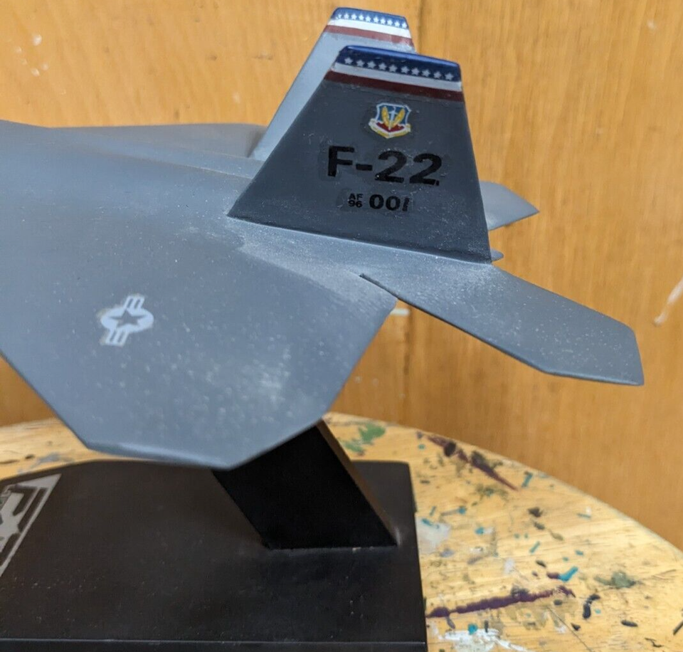 F-22 Raptor 1/72 Lockheed Martin General Dynamics Plane Model w Base | eBay
