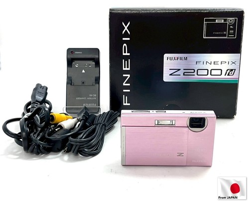 Fujifilm Finpix Z200fd 10.0MP 5x Compact Digital Camera Pink JAPAN (SJ ...