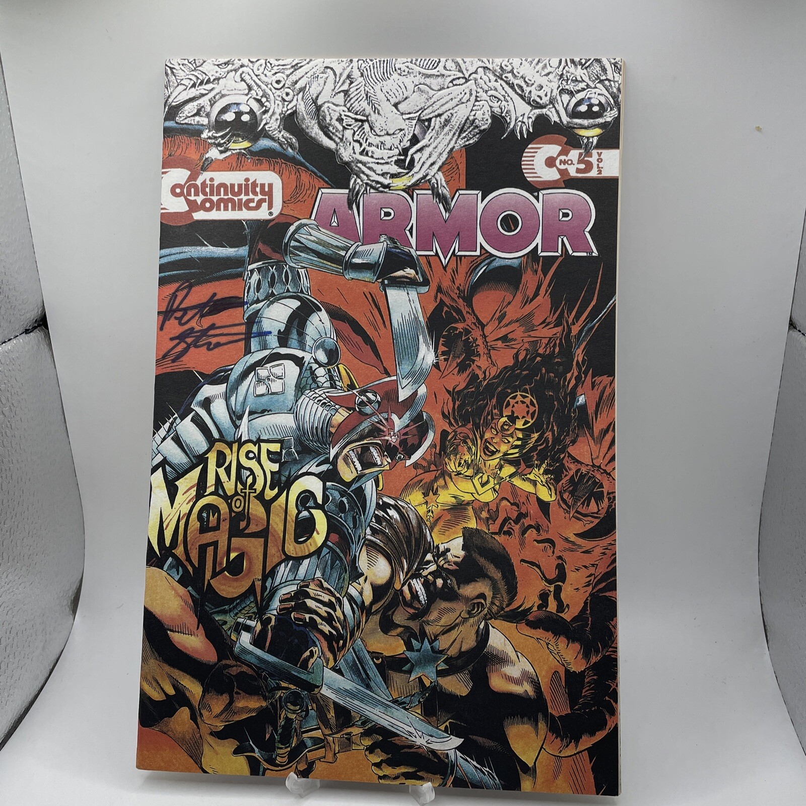 Continuity Comics Armor V.2 #5 Signed by Stone. Comic Book. Exc | eBay