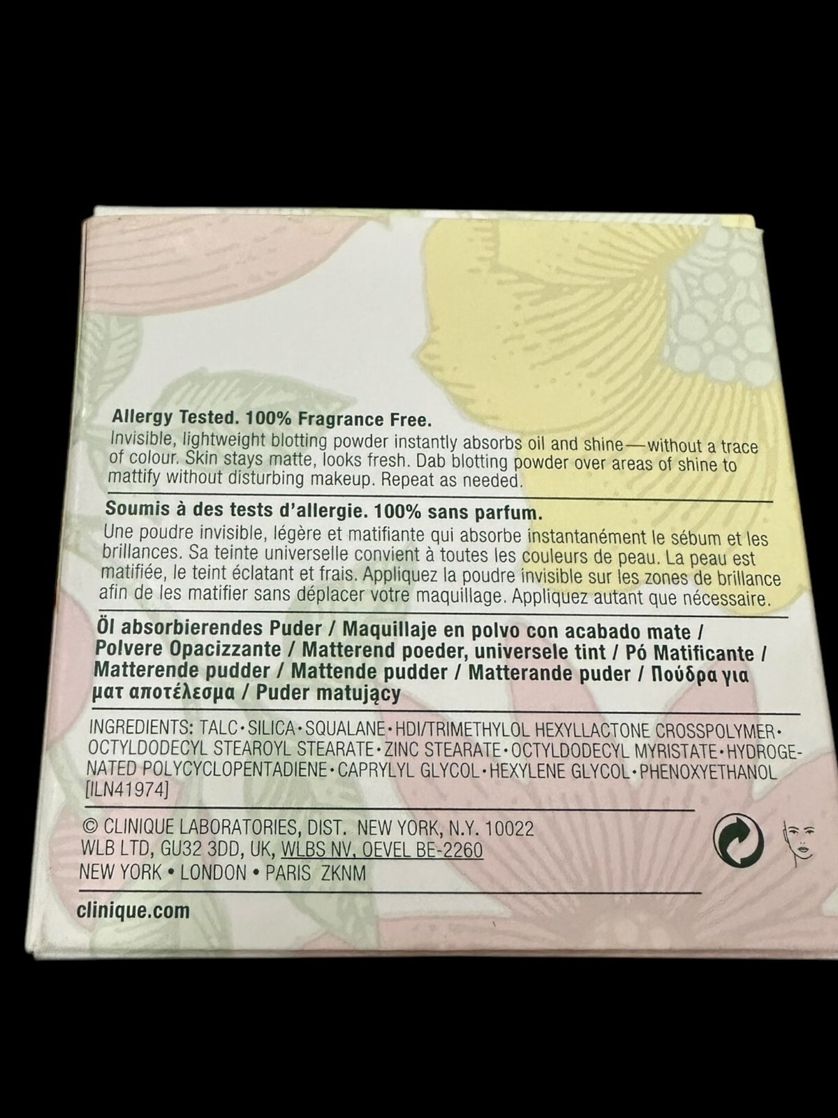 Clinique Stay-Matte Universal Blotting Powder 8.4g / 0.29 oz-New in Box ...