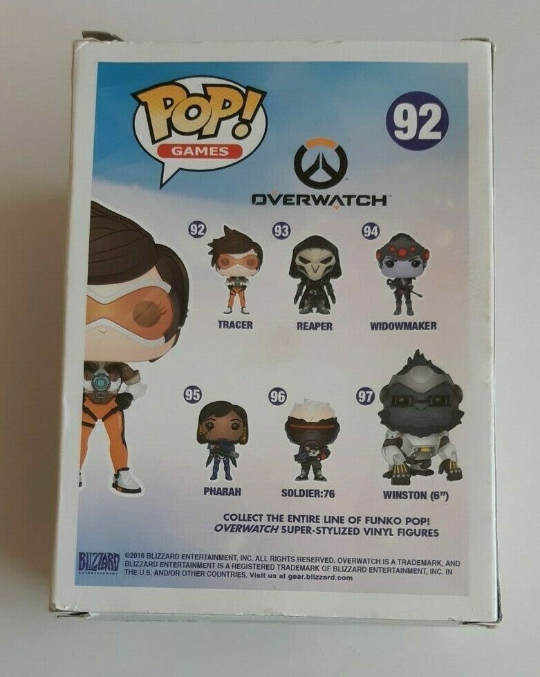 Funko Pop Games Overwatch Tracer #92 Vinyl Collectable Figure Toy NEW ...