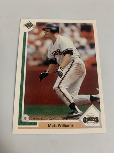 1991 Upper Deck Matt Williams San Francisco Giants | eBay