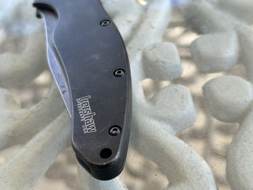 Kershaw Speedsafe USA Ken Onion Design Shallot Damascus Blade 1840DAM Knife | eBay