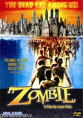ZOMBIE aka Zombi 2 Movie Poster Horror Cult Dawn of the Dead Lucio ...