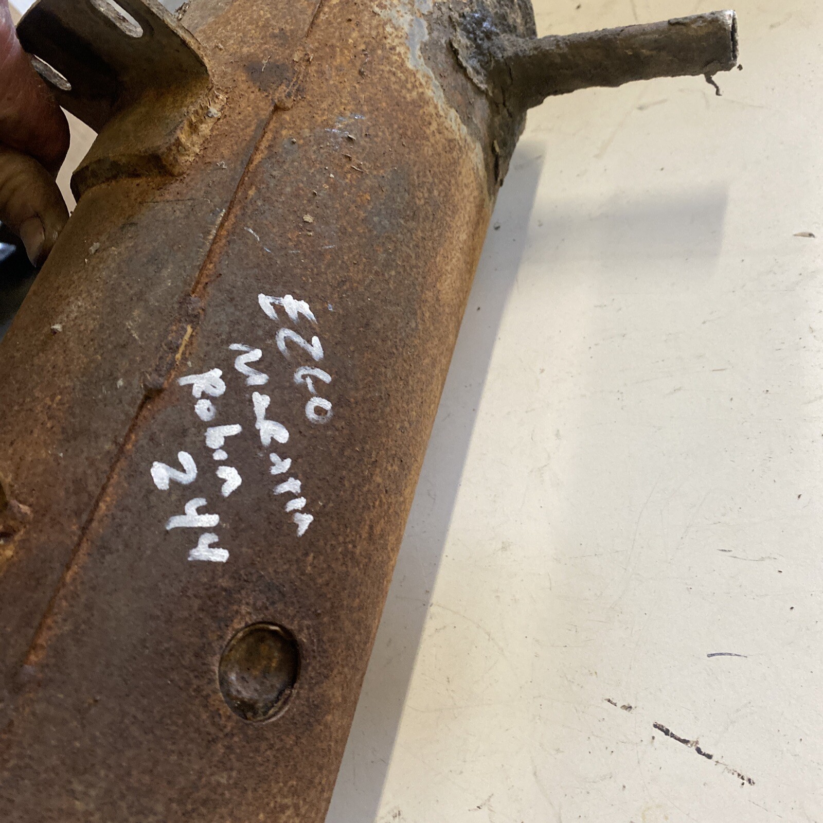 VINTAGE 70’s EZGO MARATHON gas golf cart Robin 244 motor muffler | eBay