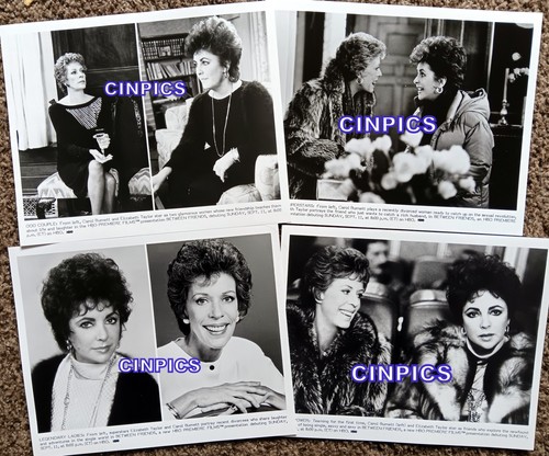 ELIZABETH TAYLOR,CAROL BURNETT "BEST FRIENDS" 8 ORIG. 8X10S MARY ...