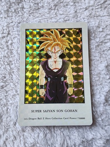 Dragon Ball Z Hero Collection #143 Prism Foil DBZ Super Saiyan Gohan ...