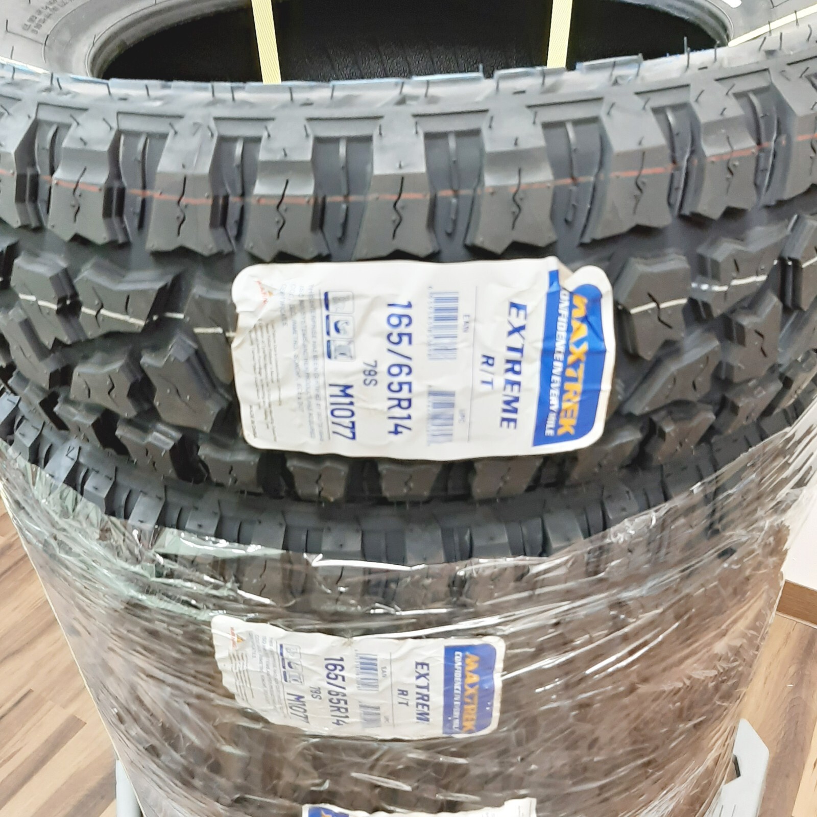 MAXTREK EXTREME R/T.RWL 165/65R14 Set of 4 Snow Mud Tire white letter ...