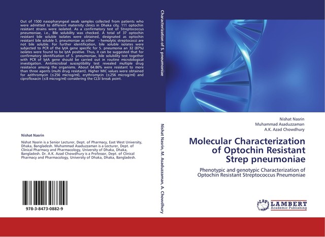Molecular Characterization of Optochin Resistant Strep Pneumoniae von ...