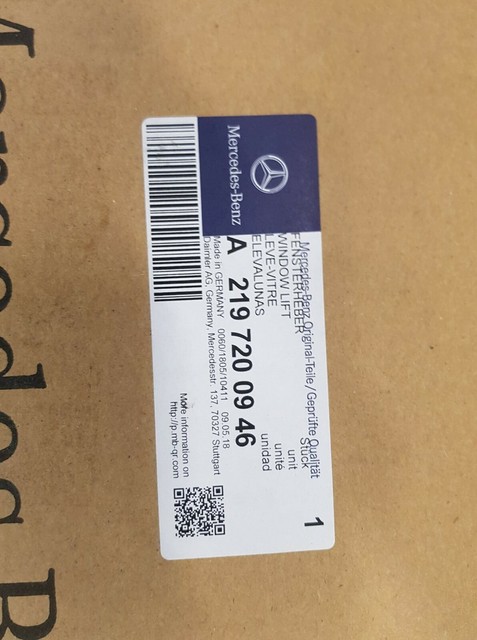 Mercedes-Benz CLS C219 A2197200946 Front Left Door Window Regulator for ...