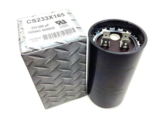 233-280 Uf NEW Round Start Capacitor MFD 165 VAC 50/60 HZ Starting cap ...