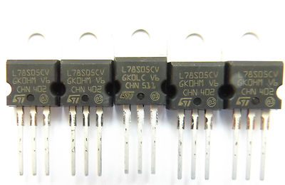 L78S05CV GENUINE ST Standard Regulator Pos 5V 2A 3-Pin TO-220 x5pcs ...
