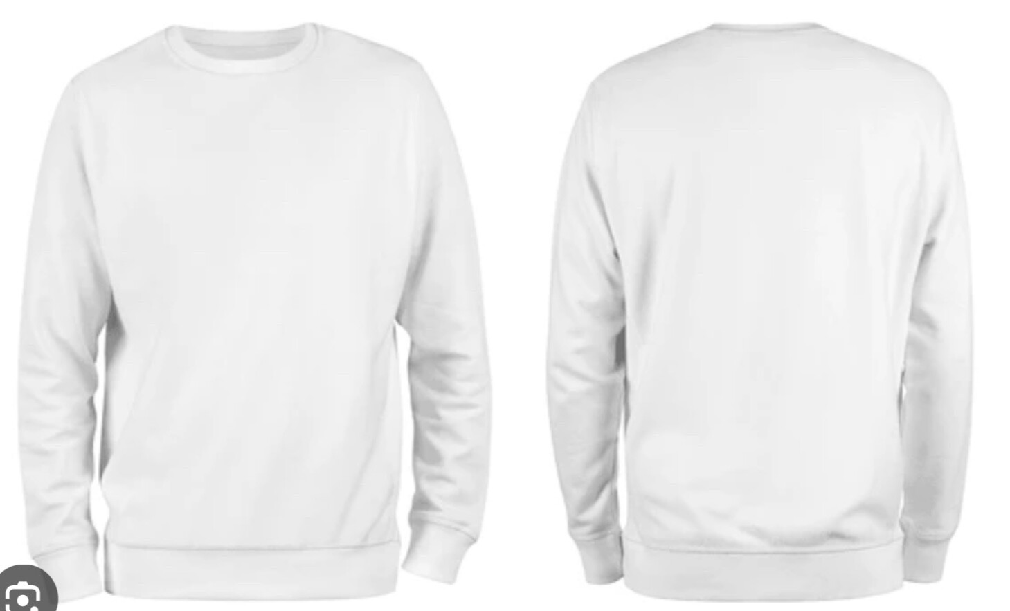 Plain white sweatshirt, high quality sweatshirt, brand new sweatshirt ...