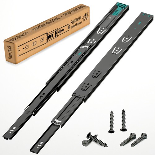 DSL 10-24'' Soft Close/Push to Open Pair Fully Extension Drawer Slide ...
