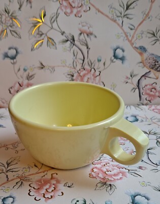 Dallas Ware MCM Coffee Cup MELAMINE MELMAC YELLOW Plastics ...