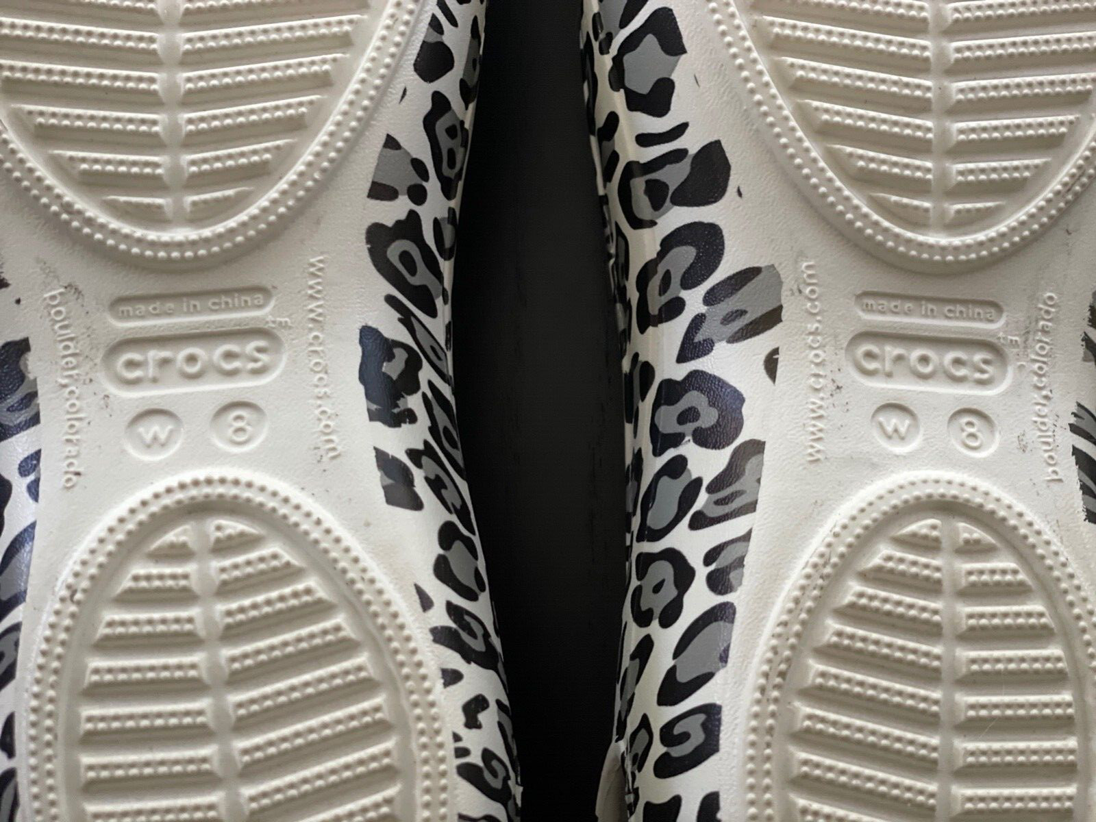 CROCS Kadee Mary Jane / Ballet Flats Animal Print Leo… - Gem