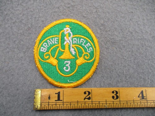 US ARMY 3rd Armored Cavalry Regiment Patch Brave Rifles S0 | eBay