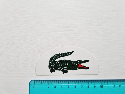 Klebstoff Lacoste Sticker Autocollant Vintage 80s Original | eBay