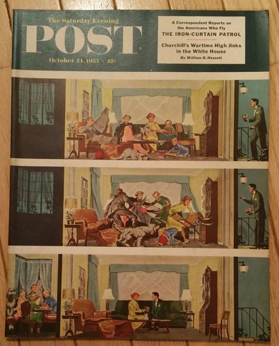 SATURDAY EVENING POST OCTOBER 24 1966 IRON CURTAIN PATROL CHURCHILL ...