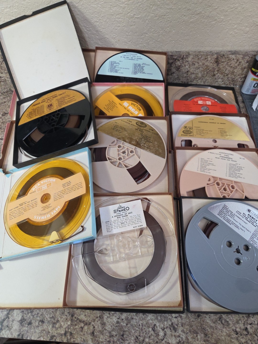 Lot Of 10 Vintage Reel To Reels Still In Boxes. | eBay