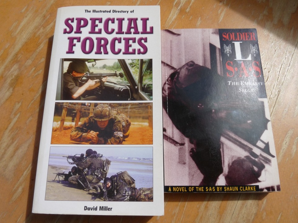 S.A.S sas books x3. the encyclopedia ,special forces, soldier l embassy ...