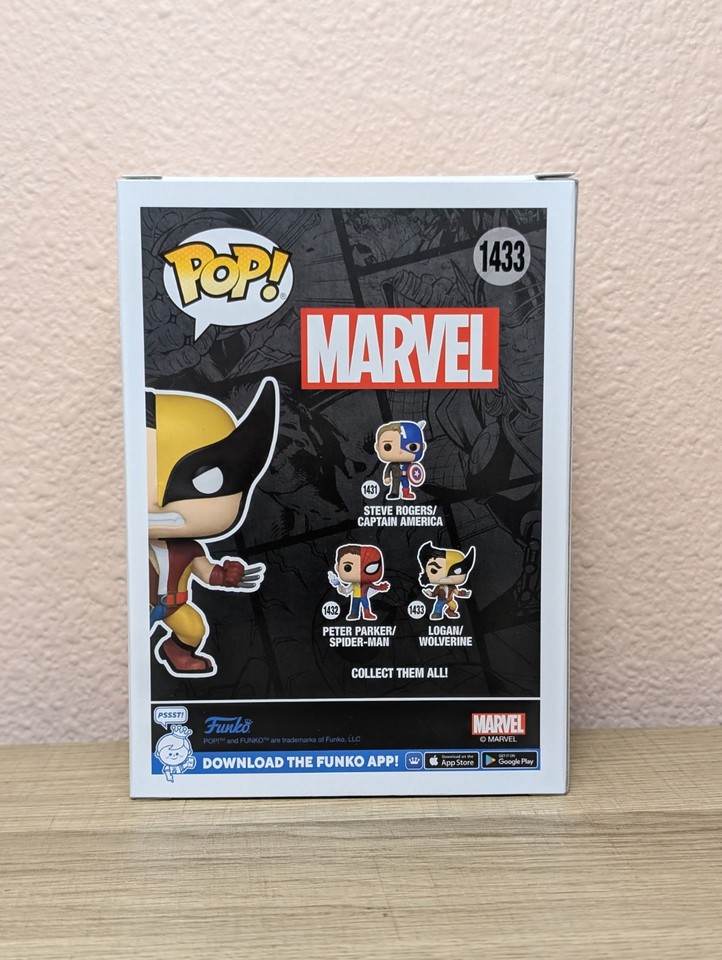 NIB Funko Pop LOGAN / WOLVERINE SPLIT #1433 X-Men Comes With Protector | eBay