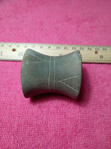 Indian Artifacts Arrow Heads Beautiful Engraved Fort Ancient Spool | eBay