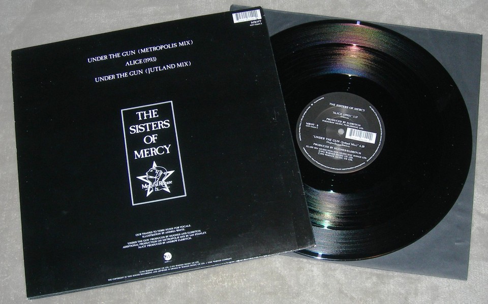 THE SISTERS OF MERCY – UNDER THE GUN 12" With Giant Poster | eBay